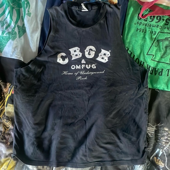 cbgb | Tops | Distressed Cbgb Tank | Poshmark